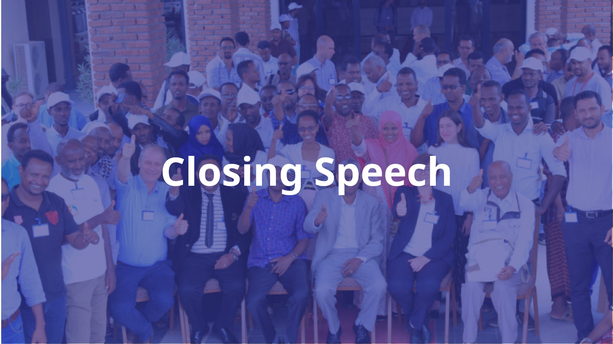 Closing Speech by H.E. Ato Sani Redi - DREAM for Dry Lowlands