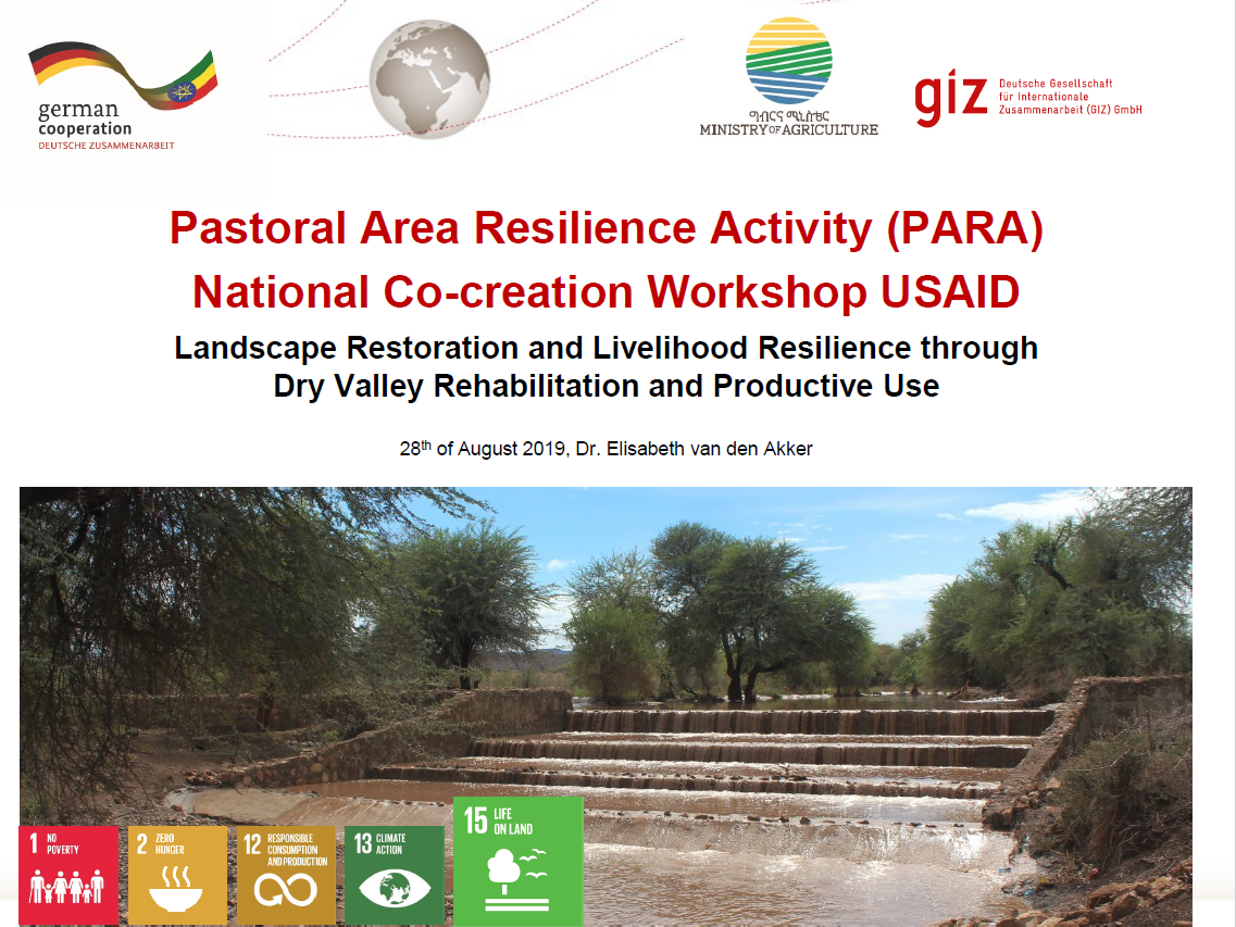 Landscape Restoration and Livelihood Resilience through Dry Valley ...