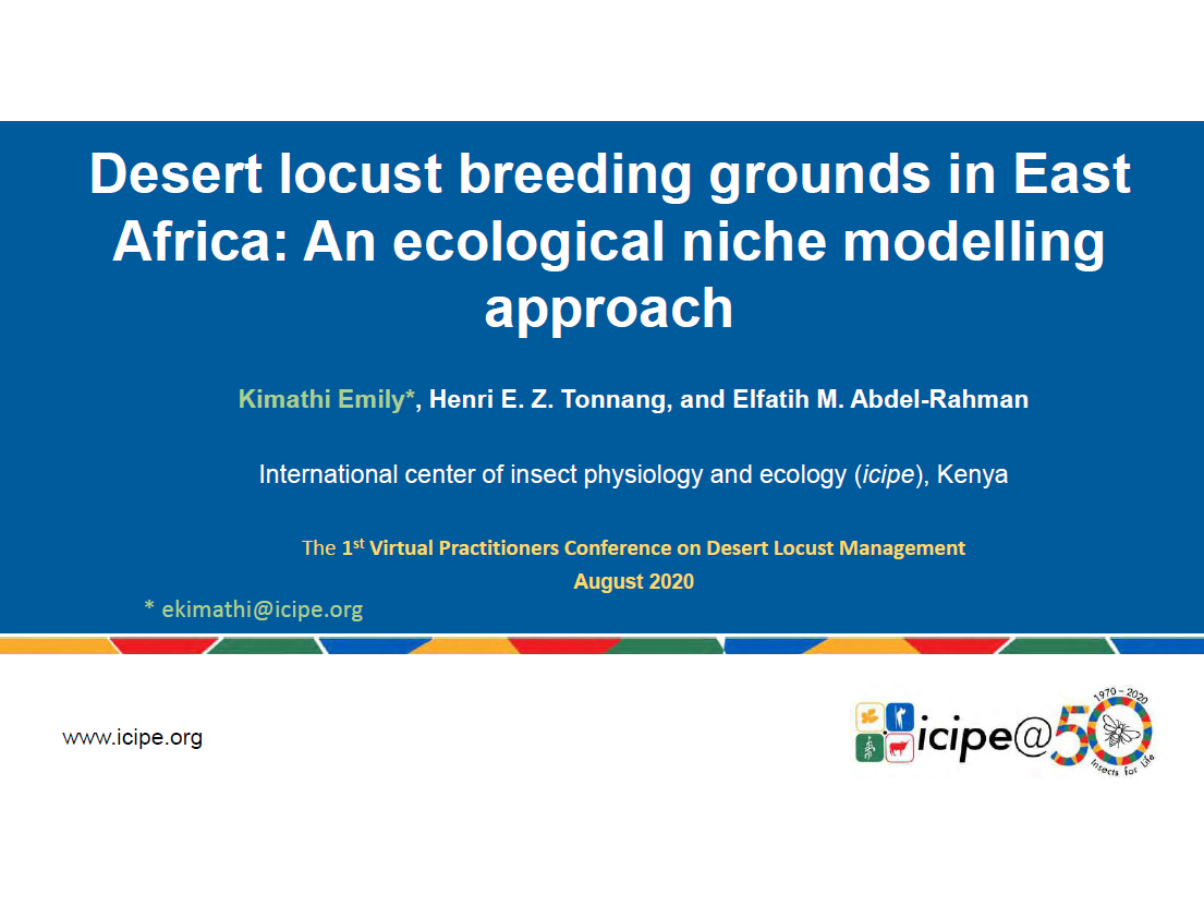 Predicting Desert Locust Breeding Grounds (Emily Kimathi, ICIPE ...